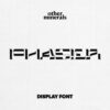 Phaser Display Font by Other Minerals | Font | Studio Innate