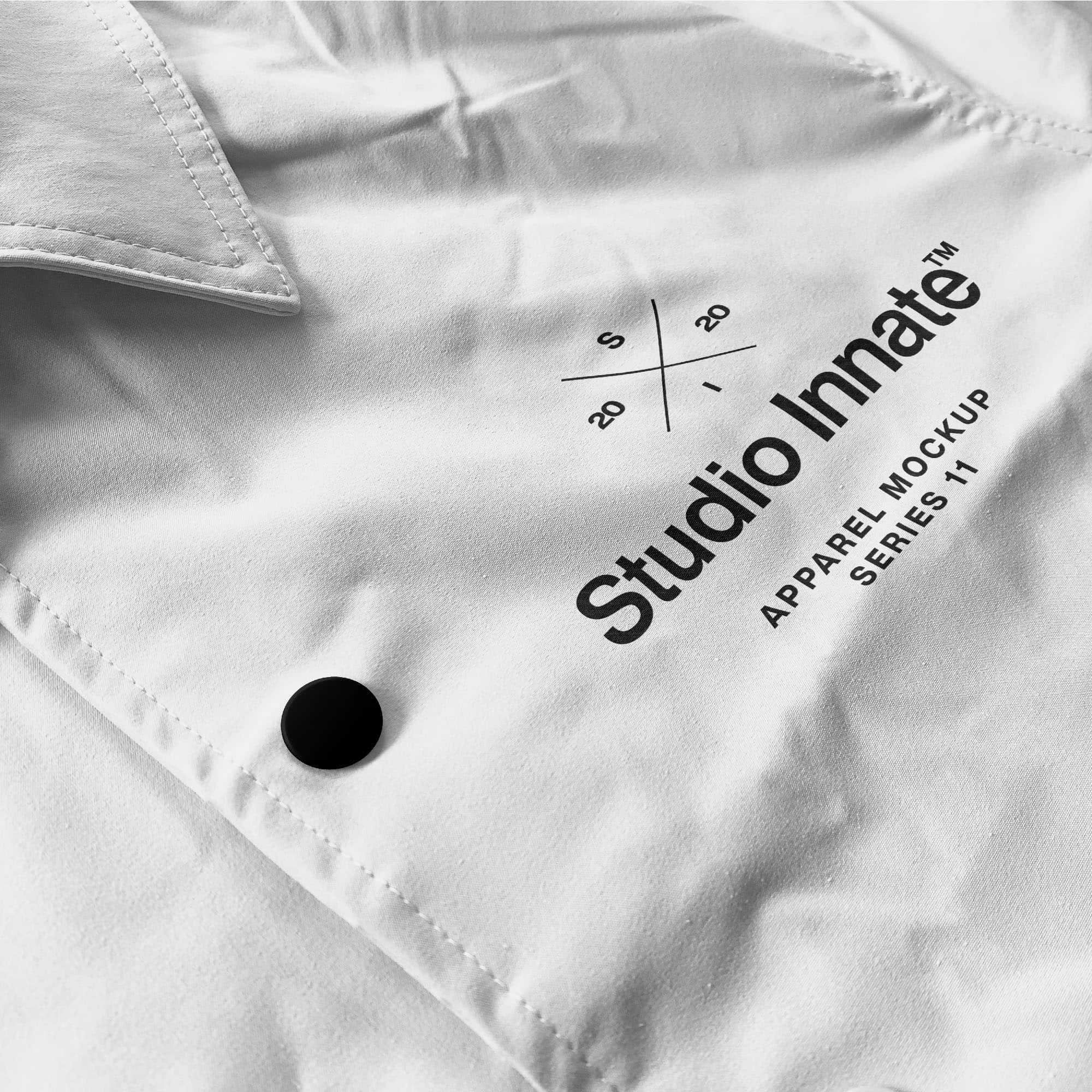 Enhance Your Design Presentations with Our Premium Coach Jacket Mockup