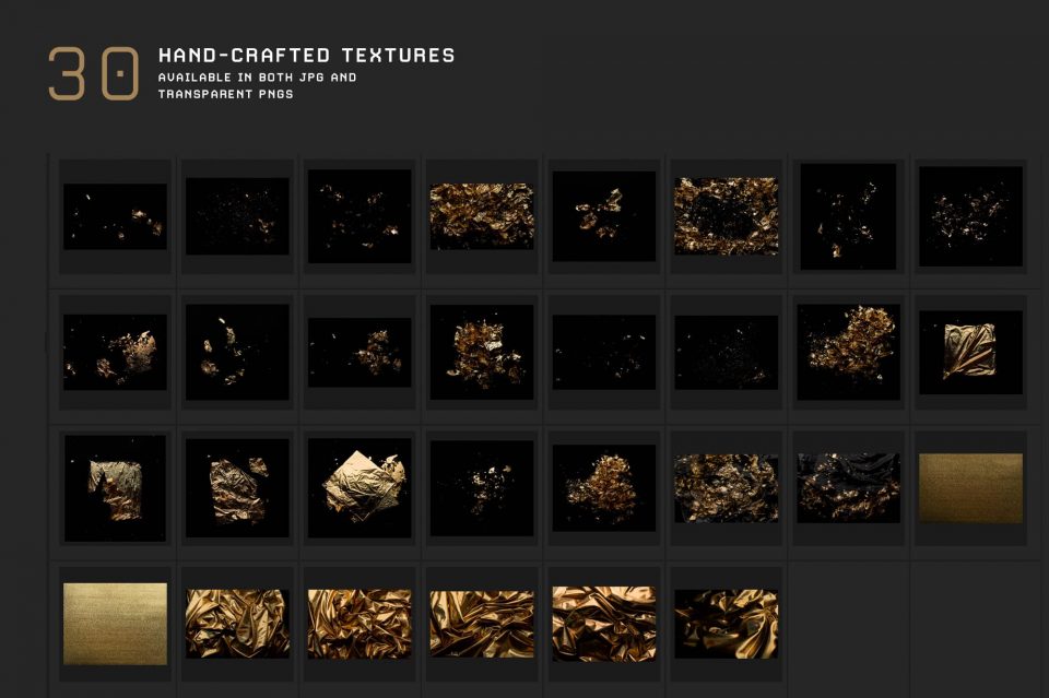 24k Golden Texture | Photoshop | Joe Cavazos | Studio Innate