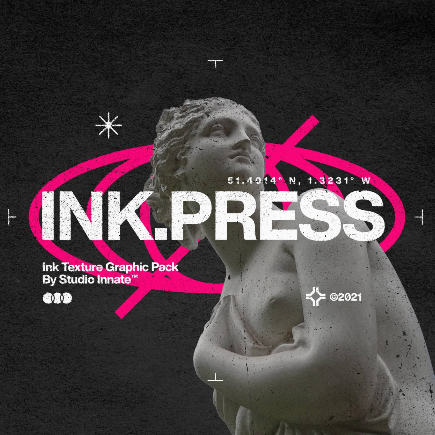 Ink Press Texture Effect | Photoshop | Textures | Studio Innate