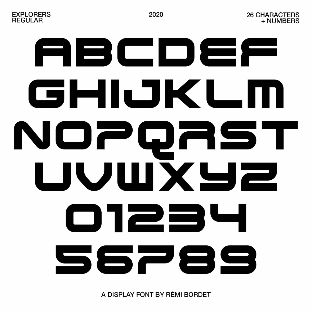 Explorers Display Font | Remi Bordet | Font Download | Studio Innate