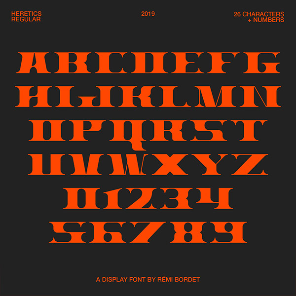 Ultra Brutalism Display Font | Remi Bordet | Font Download | Studio Innate