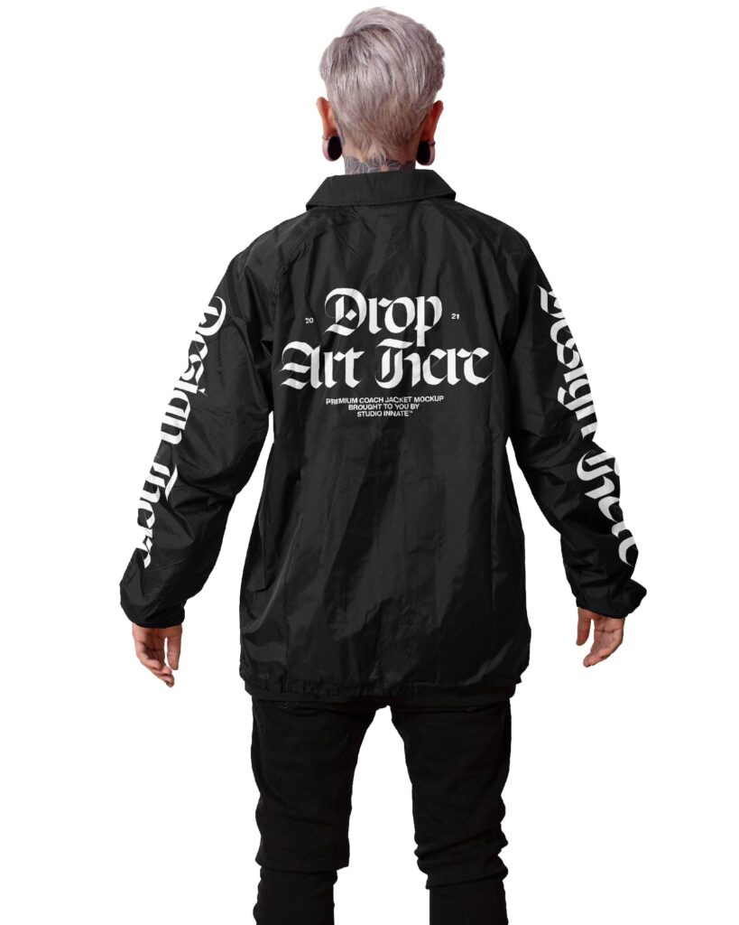 Coach Jacket Mockup | Studio Innate | Streetwear Brand