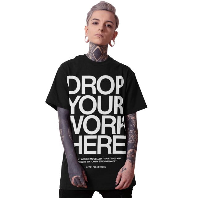 Modelled T-Shirt Mockup | Gildan Mockup | Studio Innate