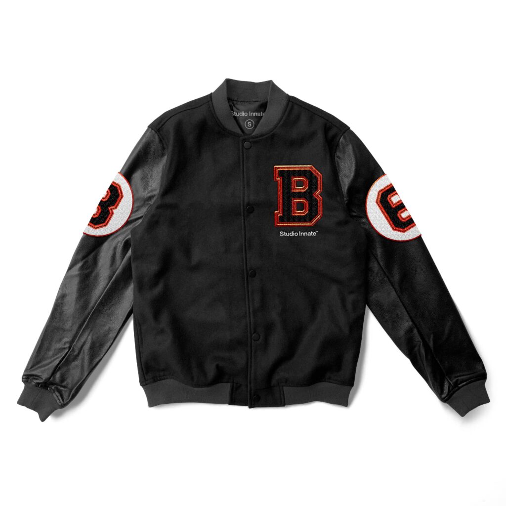 Letterman Jacket Mockup | Studio Innate | Photoshop Download