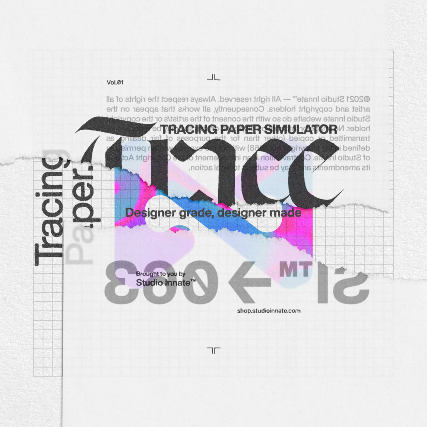 Tracing Paper Simulator | Photoshop | Textures | Studio Innate