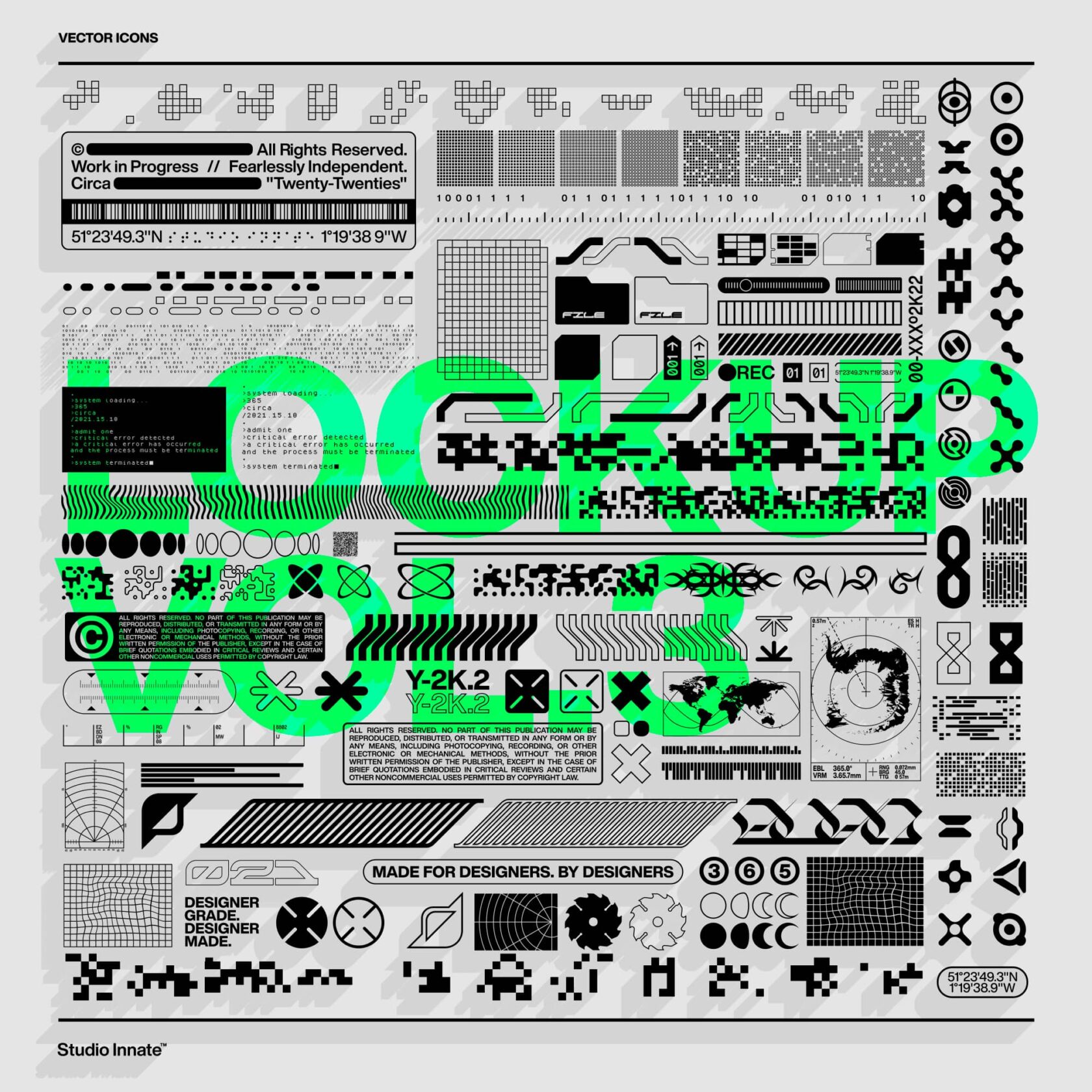 Lockup Vector Pack Vol. 3 | Graphic Design Tool | Studio Innate