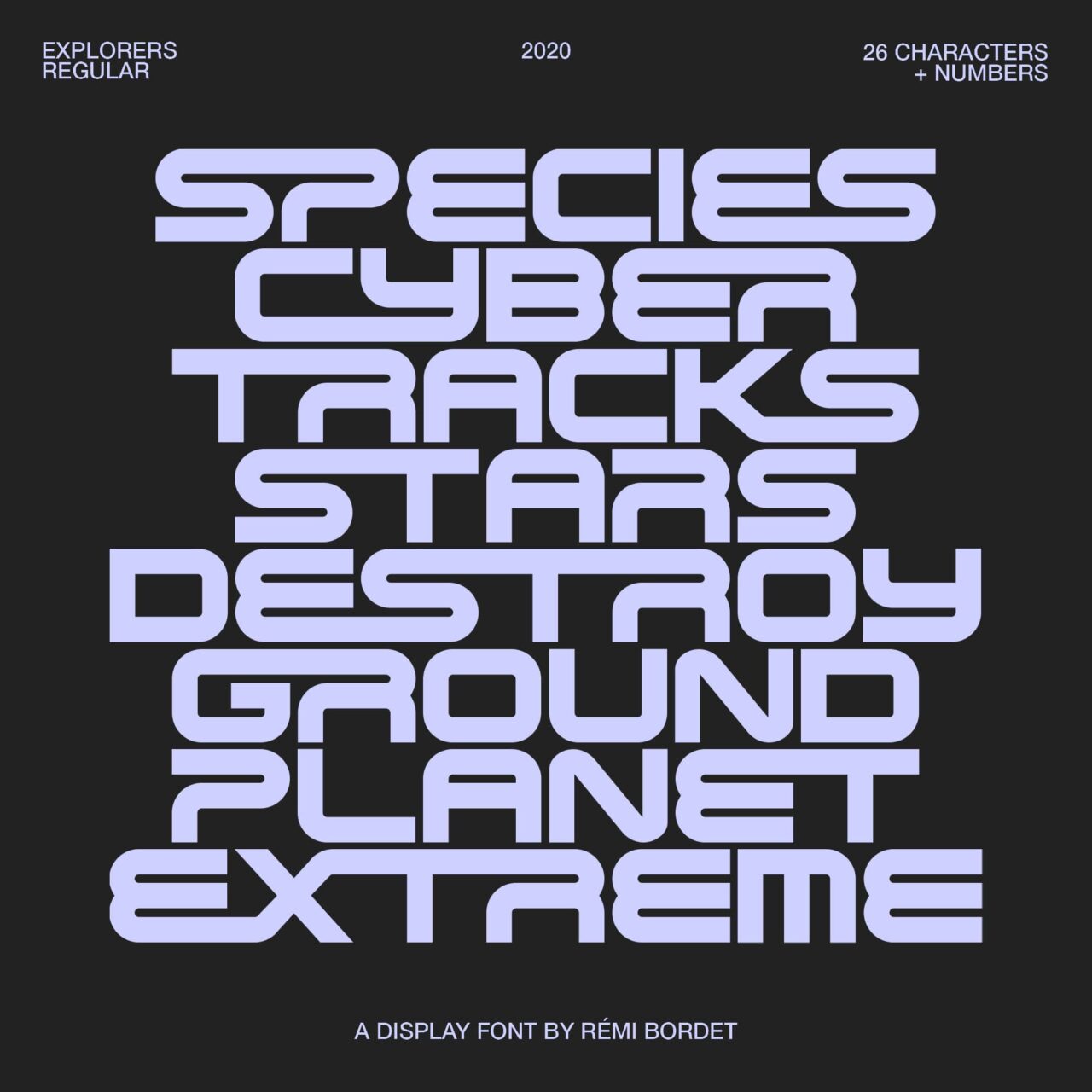 Explorers Display Font | Remi Bordet | Download | Studio Innate
