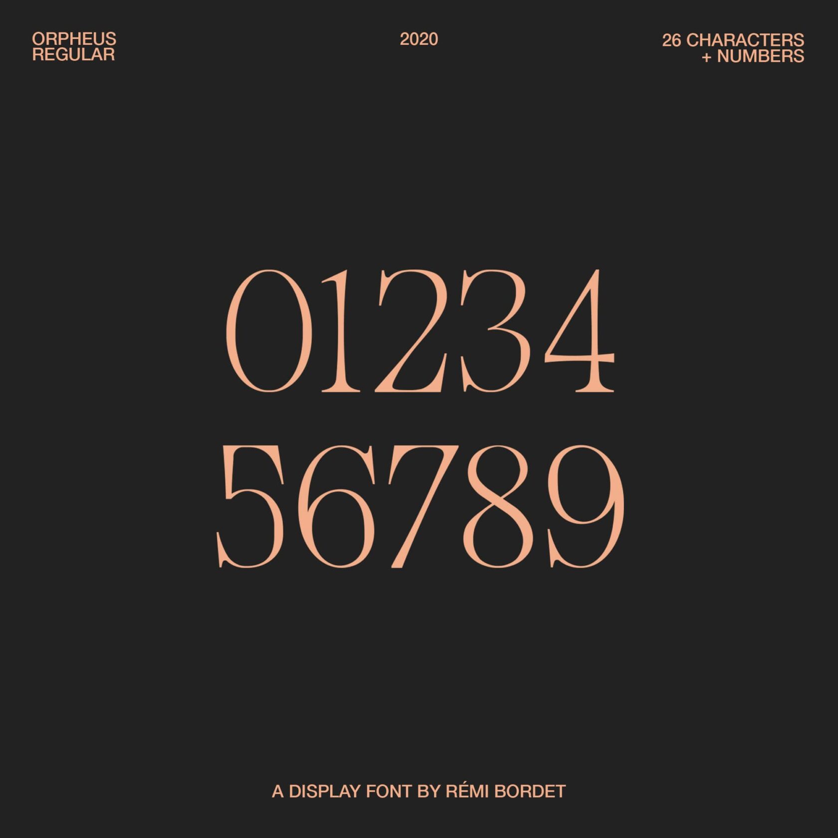 Orpheus Display Font | Studio Innate | Download | Remi Bordet