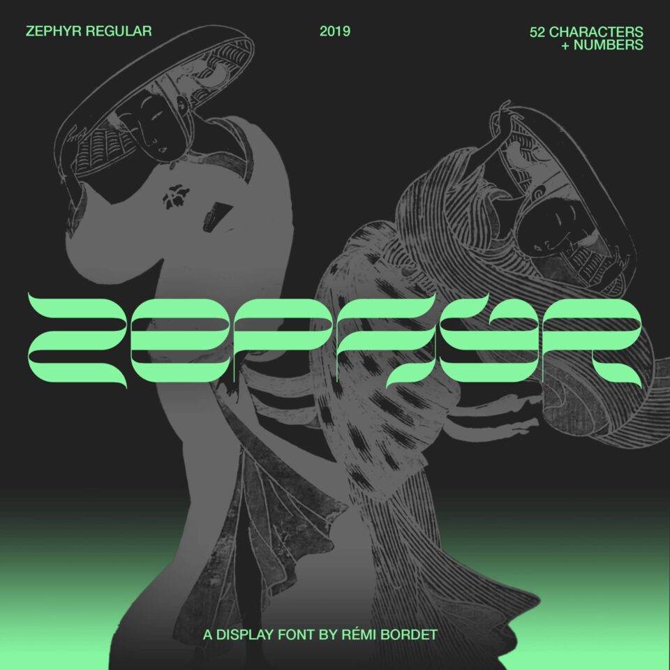 Zephyr Typeface: Unleash Creativity with Unique Display Fonts