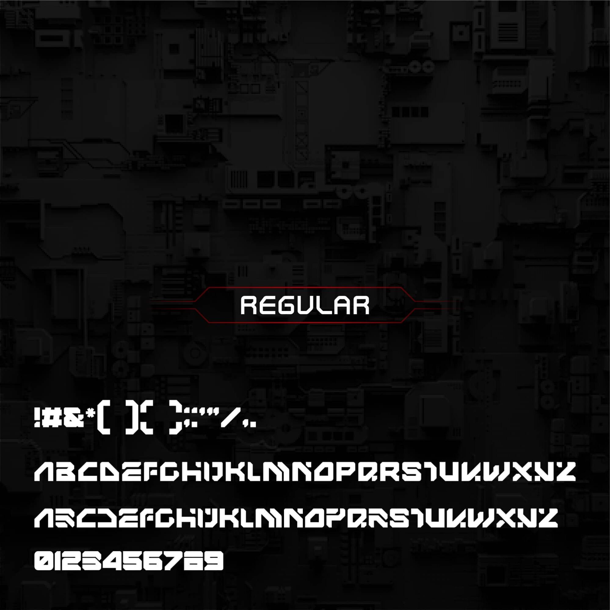 Blackbox Font: Embrace the Futuristic Dystopian Style of Cyberpunk