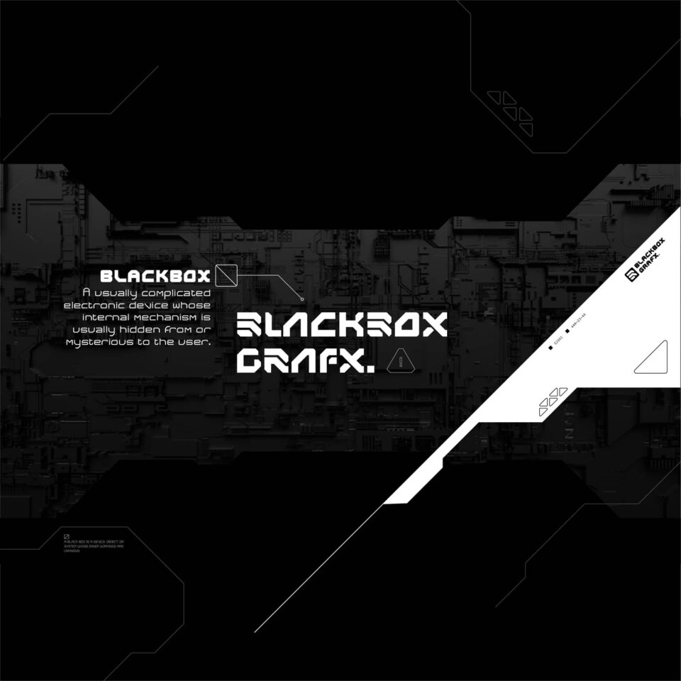 Blackbox Font: Embrace the Futuristic Dystopian Style of Cyberpunk