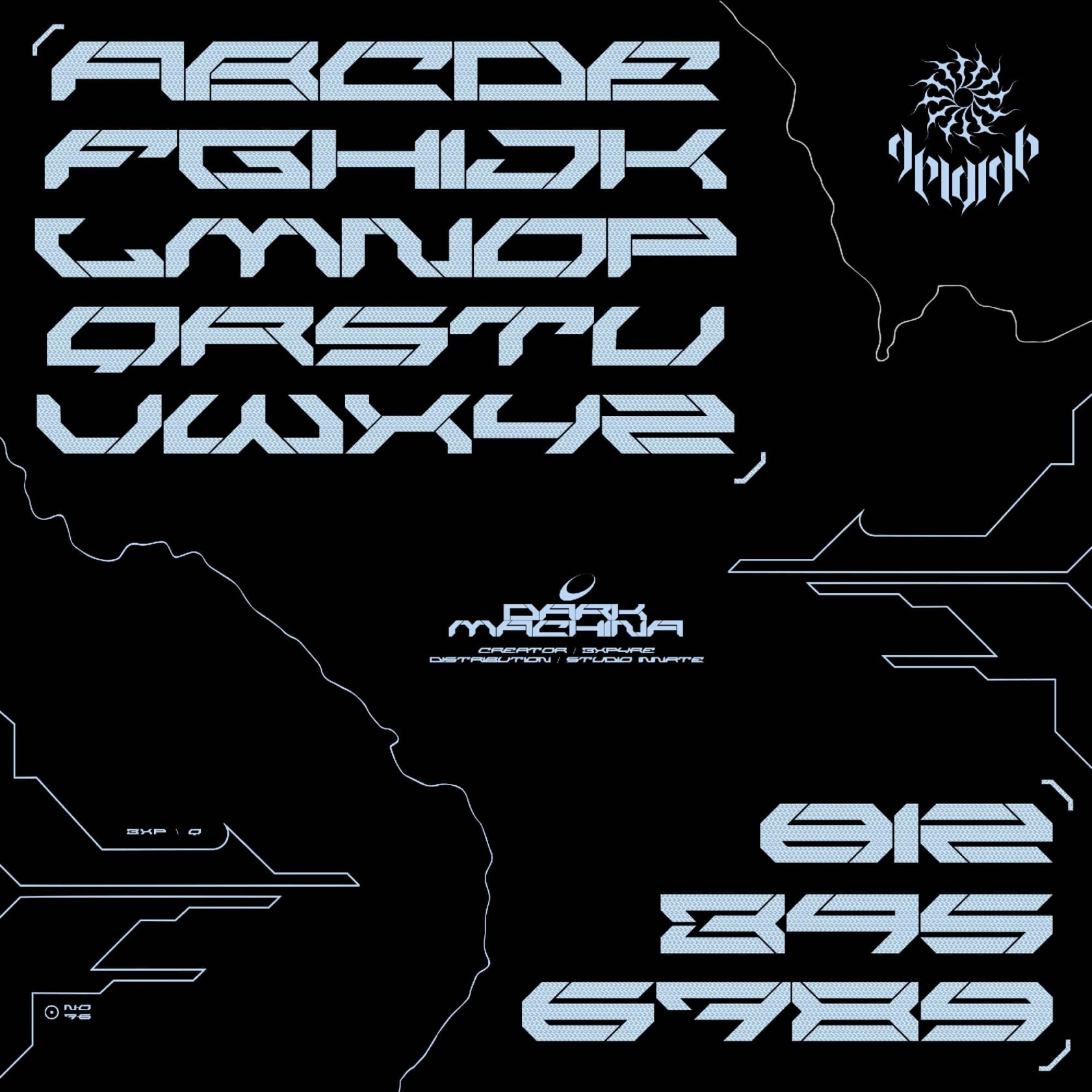 DARKMACHINA-X Font | Clean Futuristic Typeface | Studio Innate