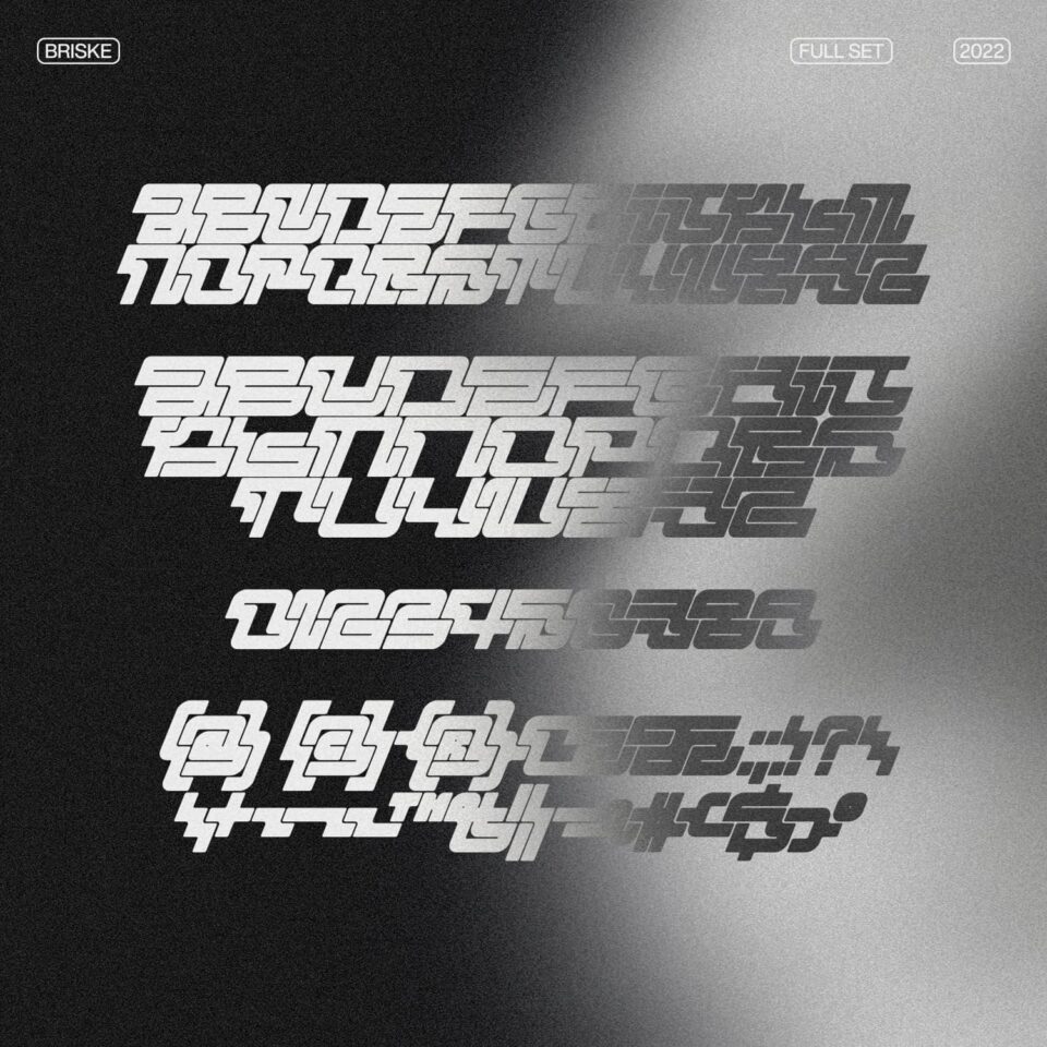 Briske Font | Modern and Bold Display Typeface | Studio Innate