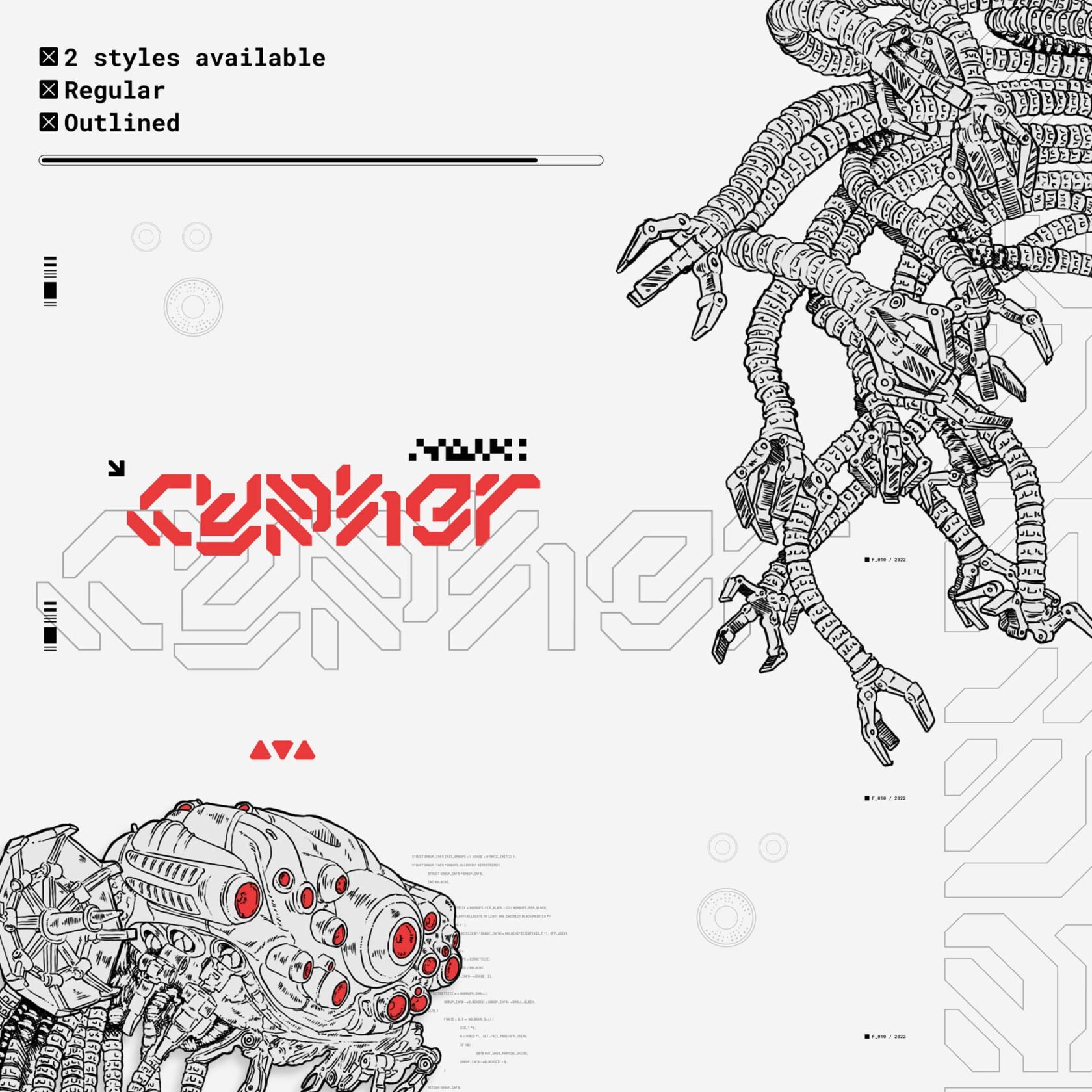 Sentinal Font | Matrix-Inspired Typeface | Studio Innate