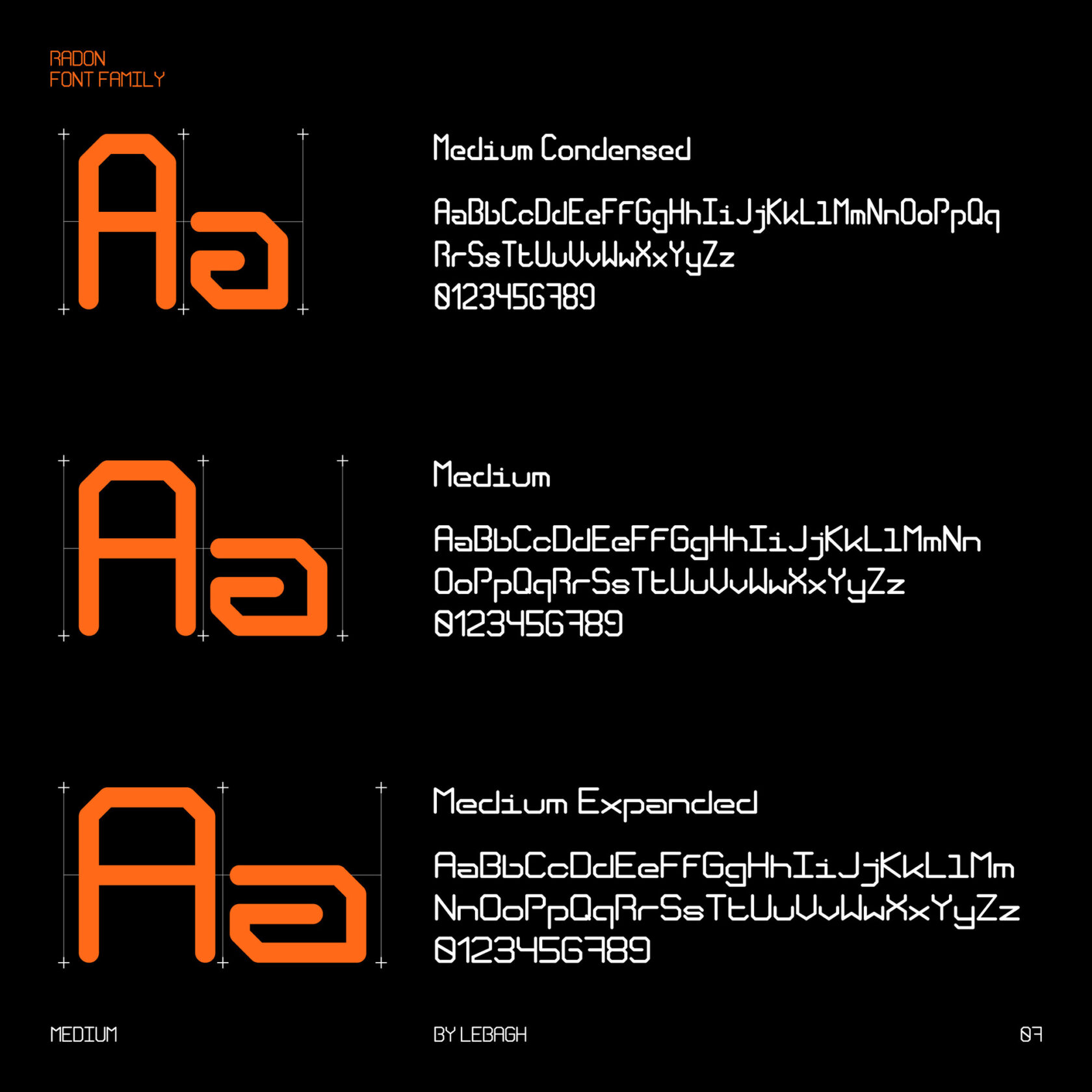 Radon Font | Modern and Versatile Typeface | Studio Innate