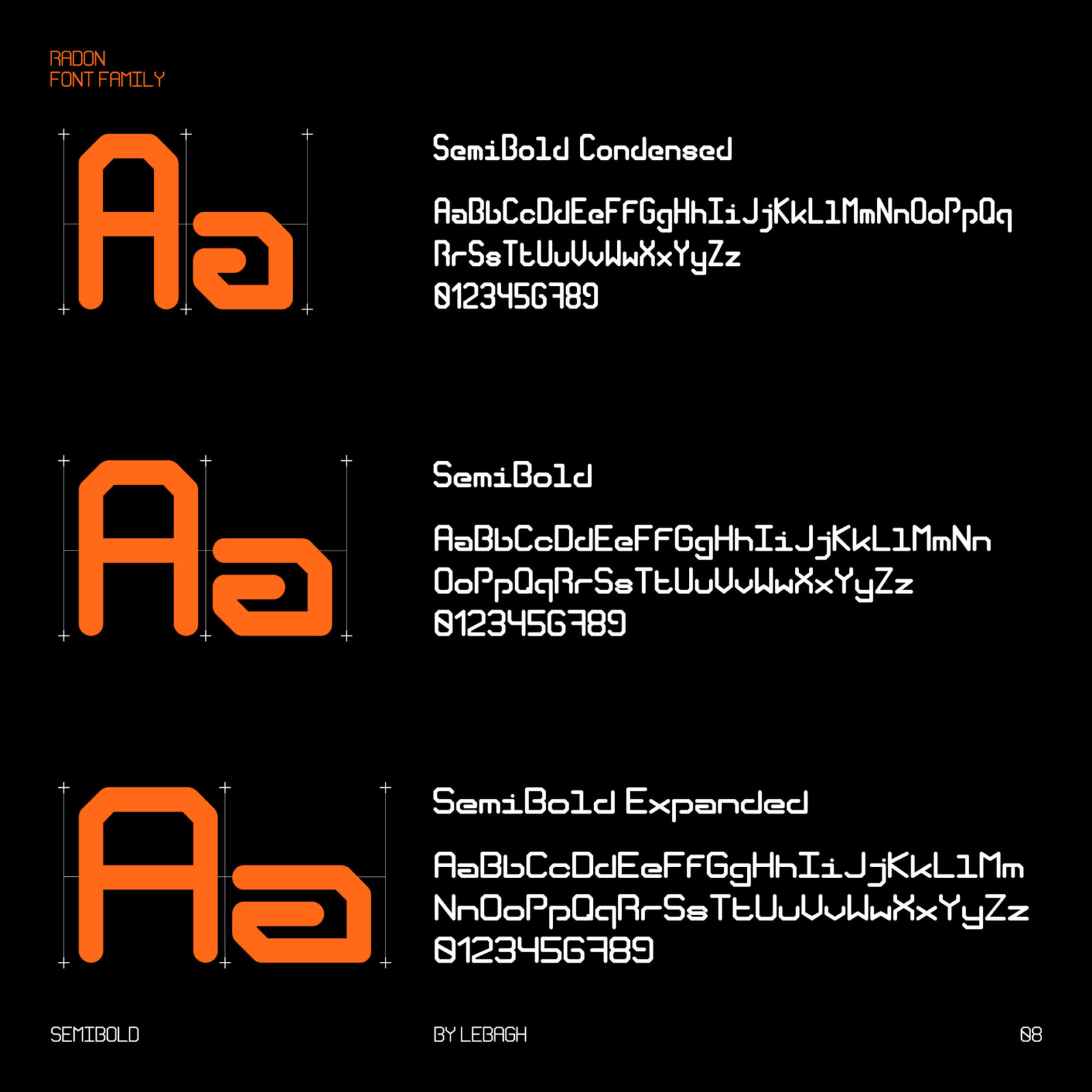 Radon Font | Modern and Versatile Typeface | Studio Innate