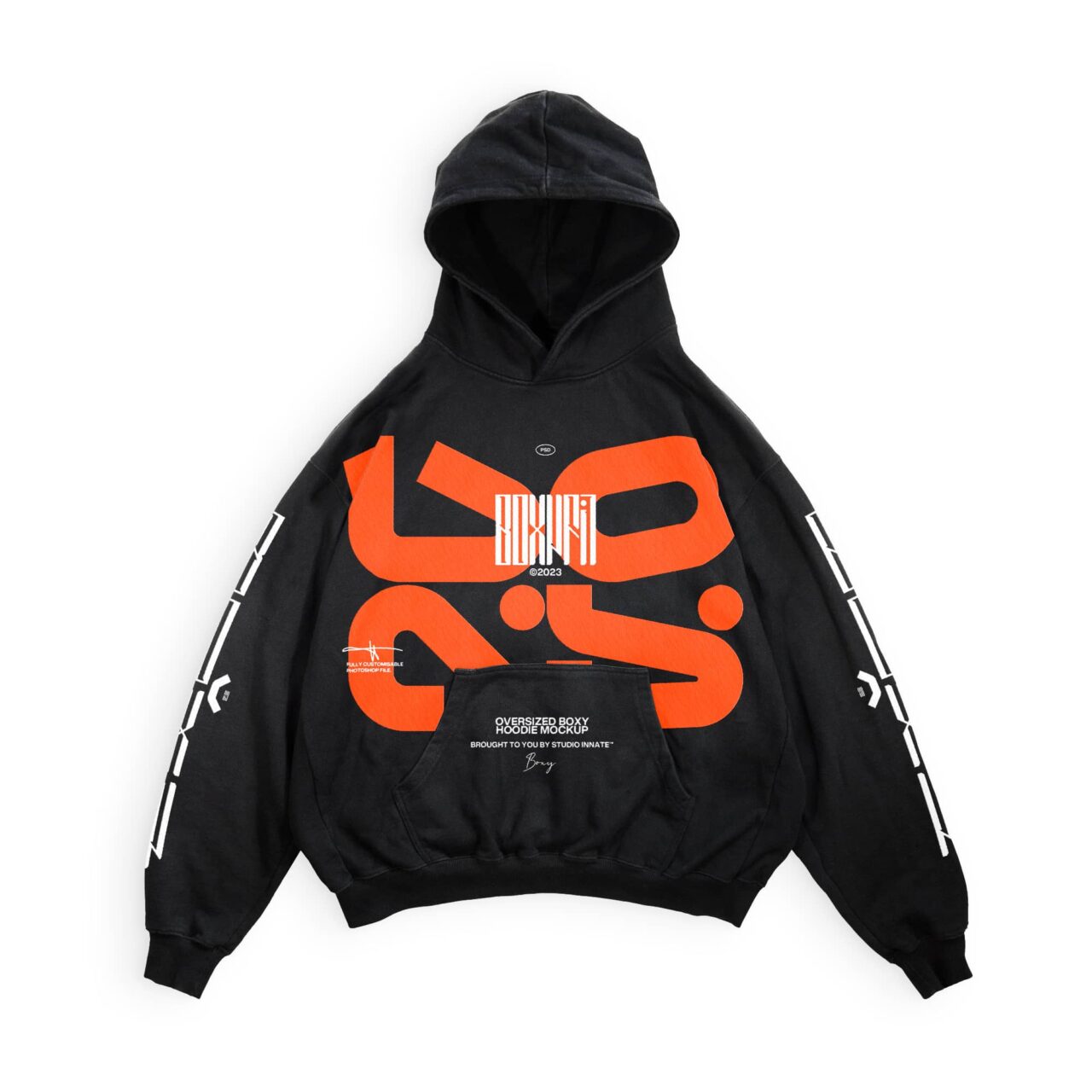 Boxy Hoodie Mockup: Showcase Your Designs with Style