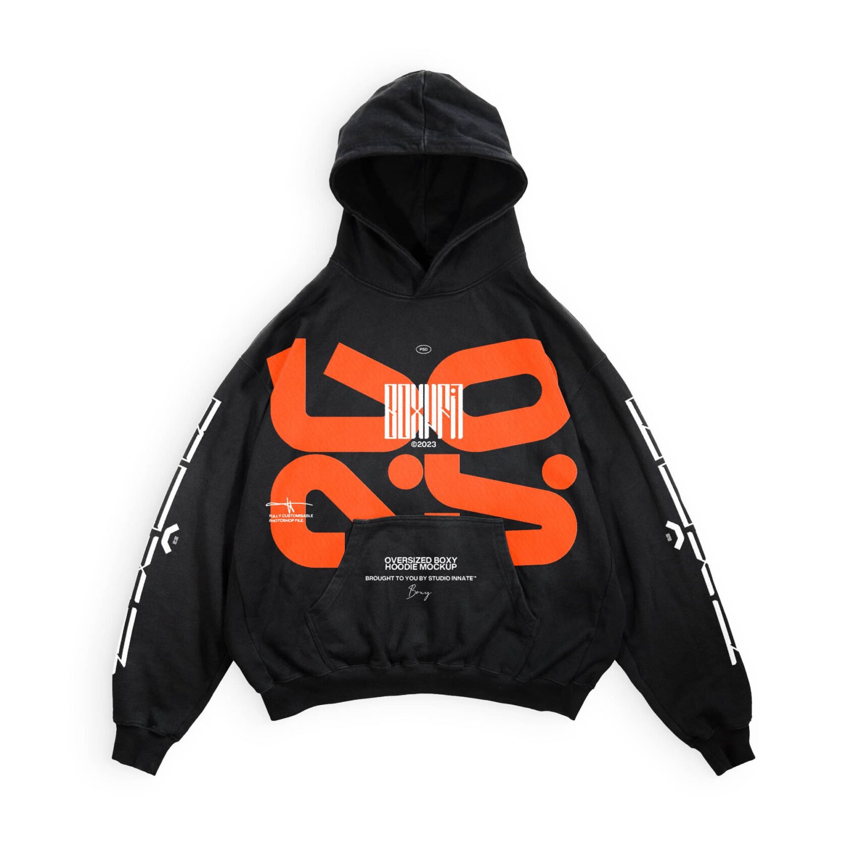 Boxy Hoodie Mockup: Showcase Your Designs with Style