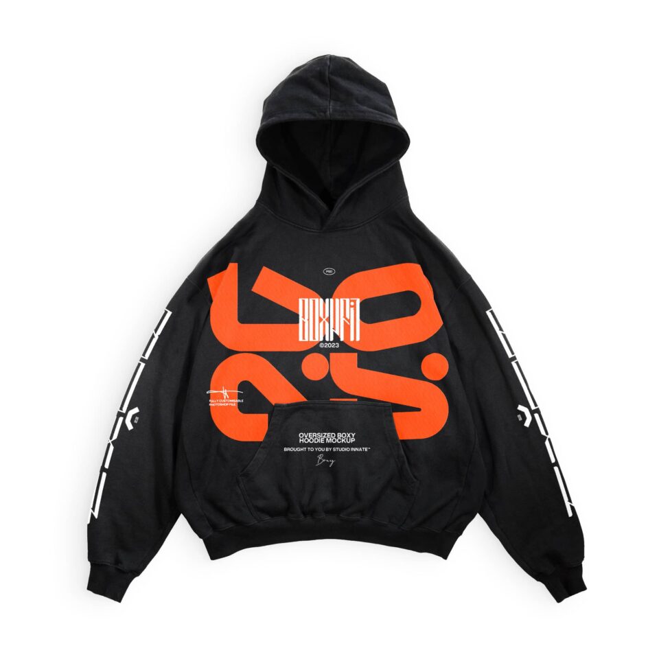Boxy Hoodie Mockup: Showcase Your Designs with Style