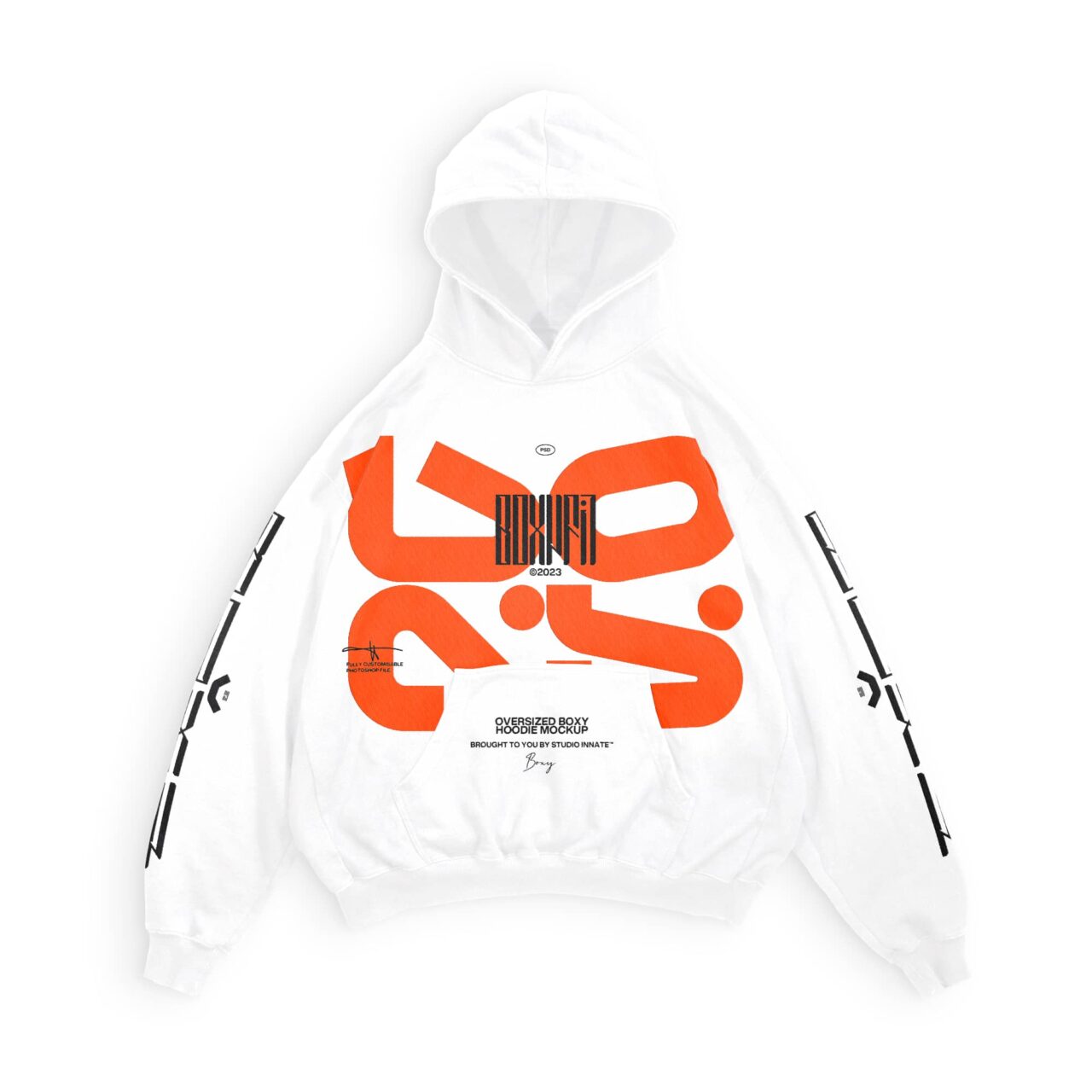 Boxy Hoodie Mockup: Showcase Your Designs with Style