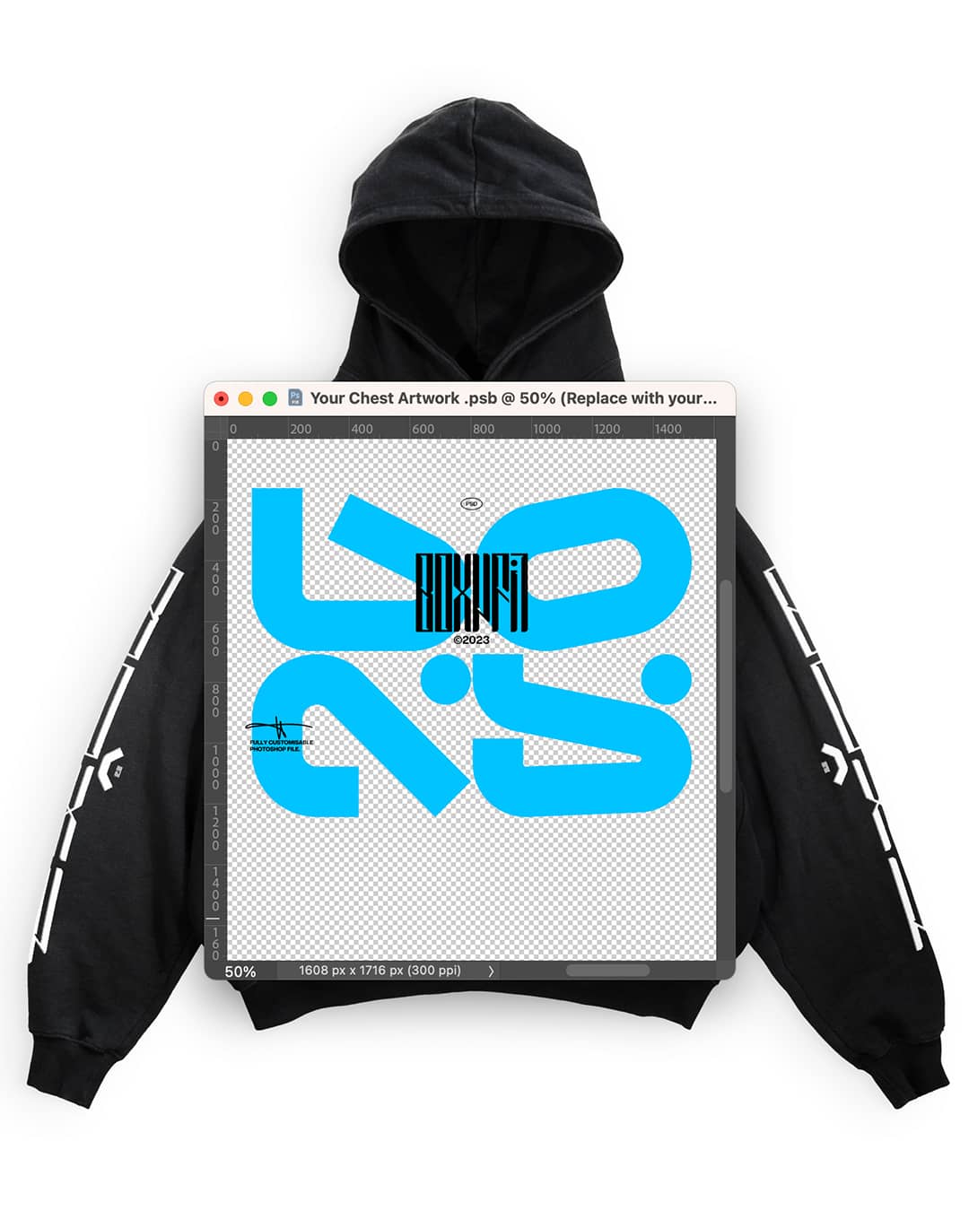 Boxy Hoodie Mockup: Showcase Your Designs with Style