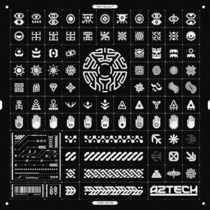 Aztech Font: A Geometric and Futuristic Font for Modern Designs