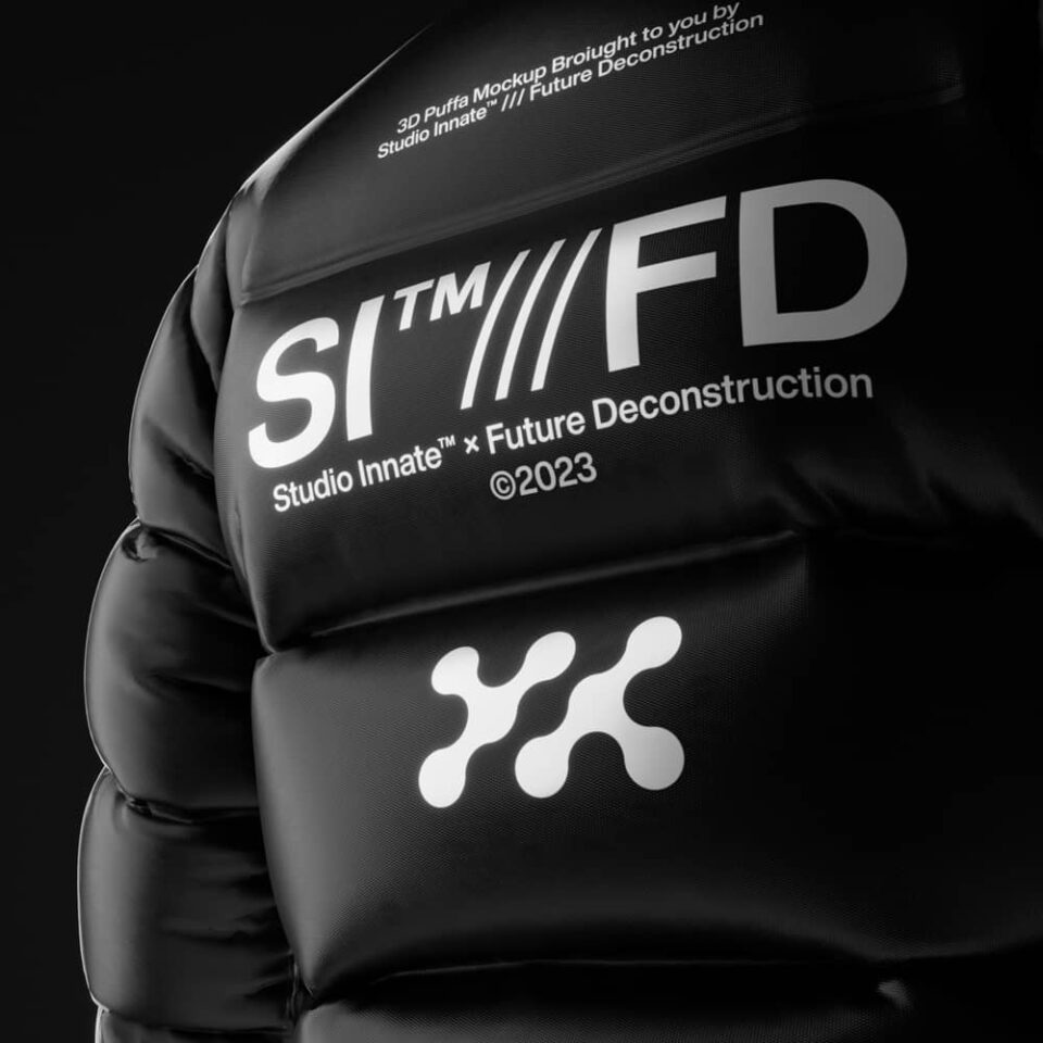 3D Puffer Jacket Mockup | Showcase Your Designs in 3D