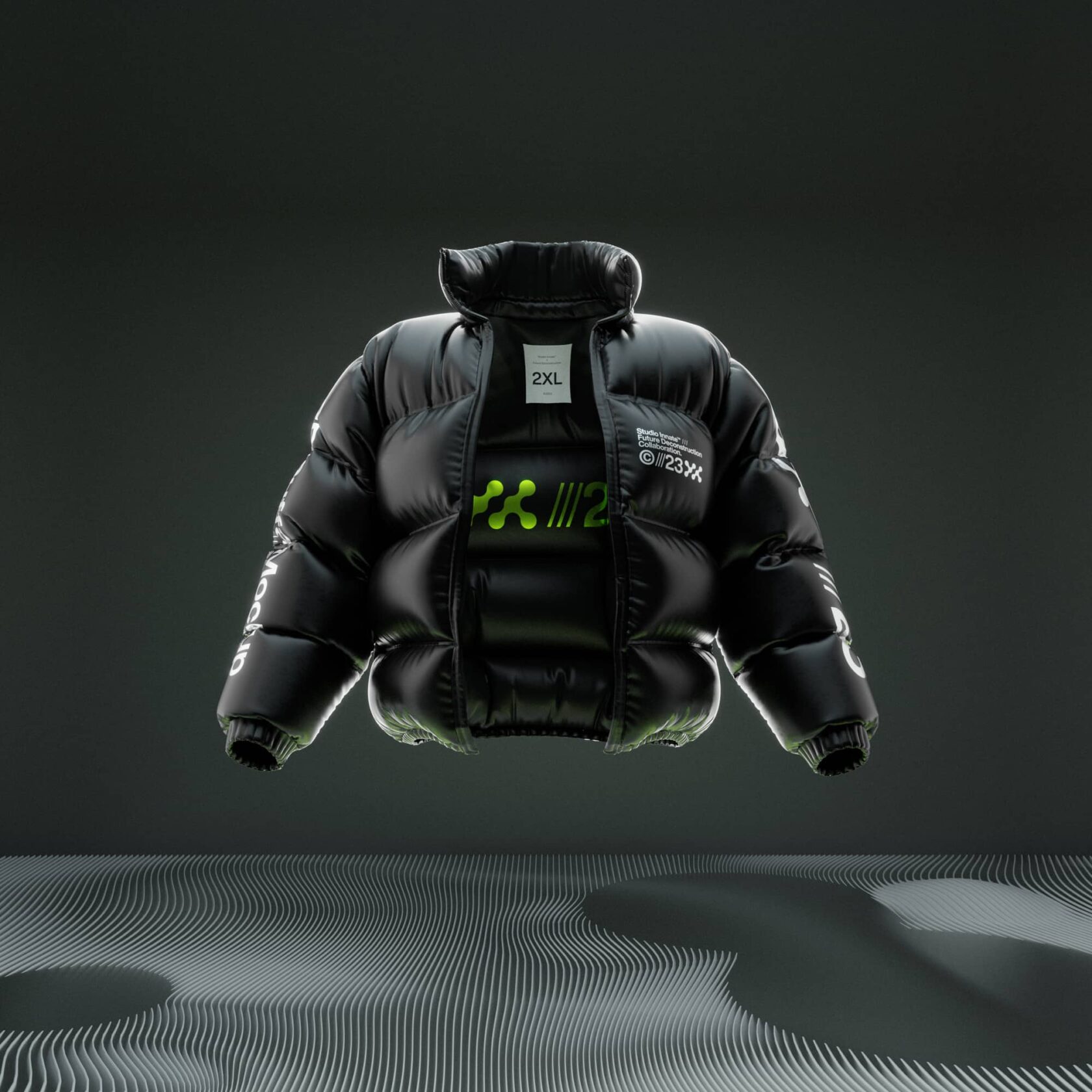 3D Puffer Jacket Mockup | Showcase Your Designs in 3D