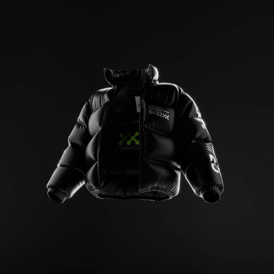3D Puffer Jacket Mockup | Showcase Your Designs in 3D