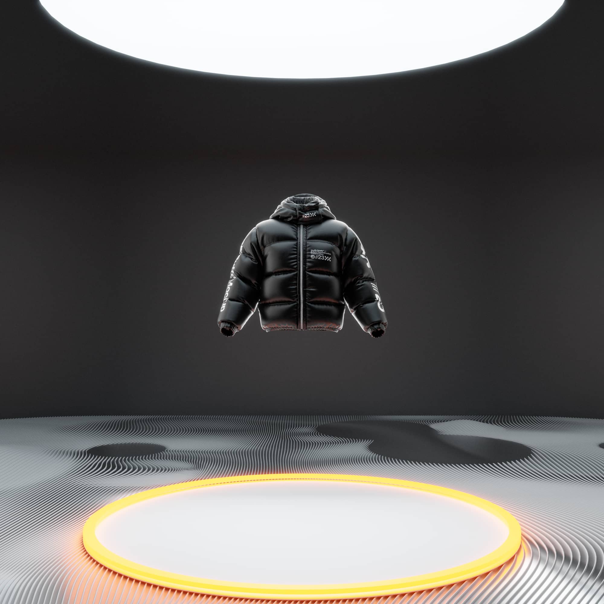 3D Puffer Jacket Mockup | Showcase Your Designs in 3D