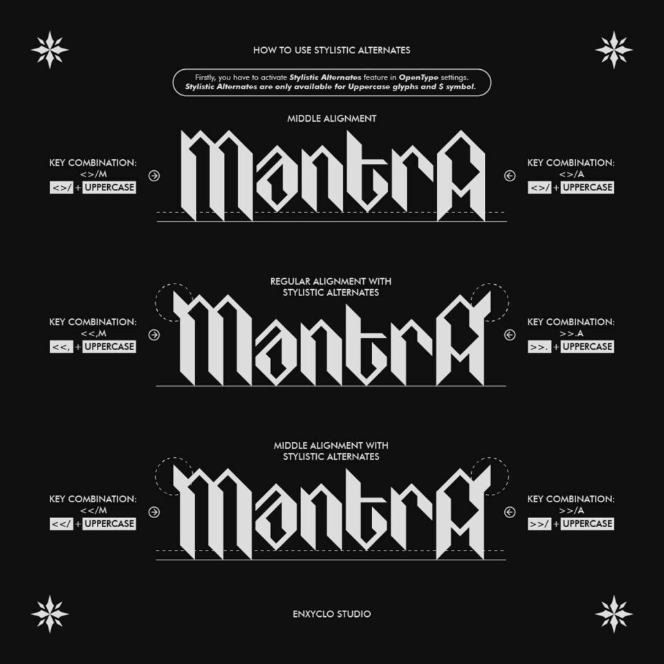 Mantra Font: Modern and Versatile Typeface for Creative Projects