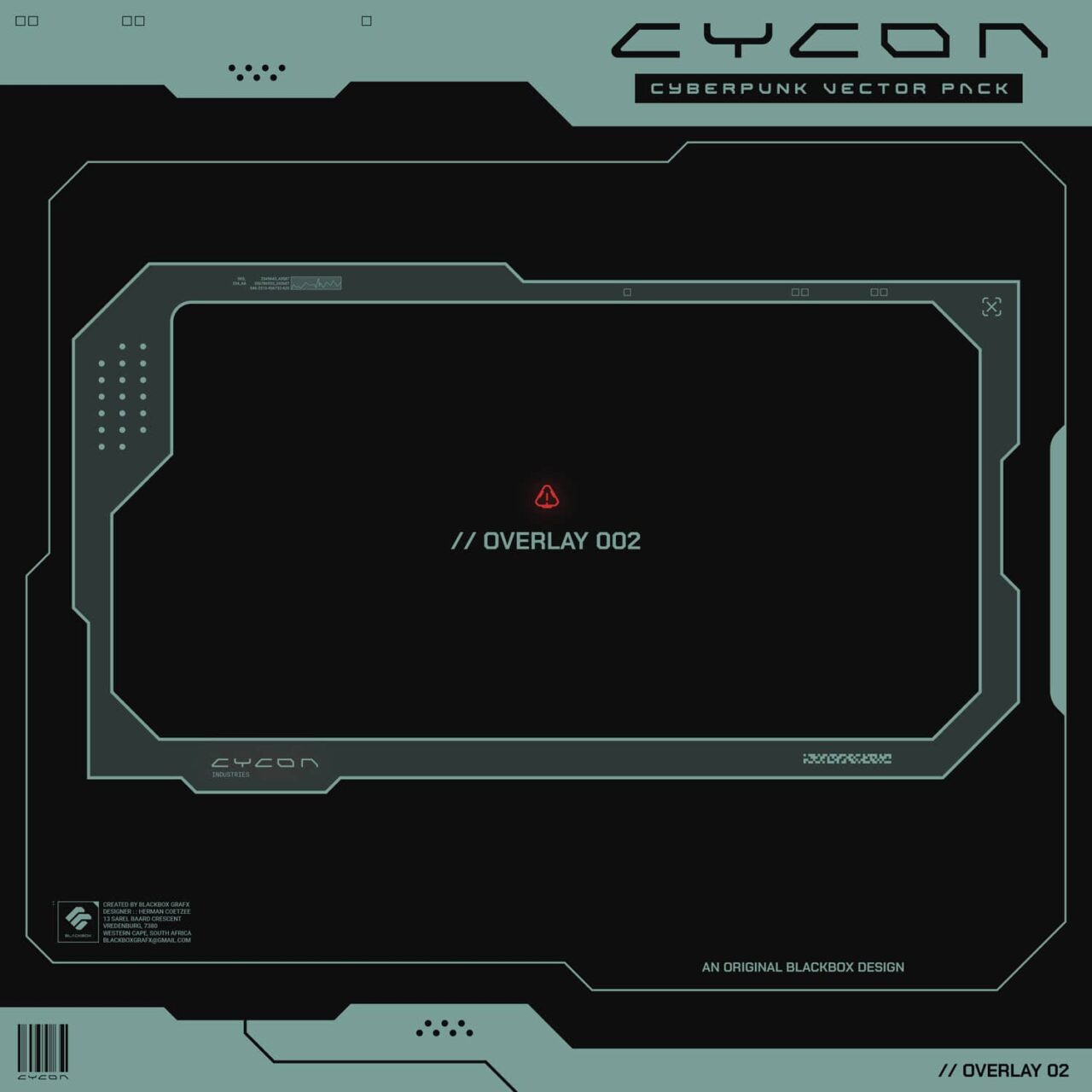 CYCON Vector Pack: Streamer Pack Cyberpunk-inspired Designs