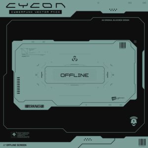 CYCON Vector Pack: Streamer Pack Cyberpunk-inspired Designs