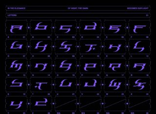 Umbra Font: Darksynth inspired Elegance for Your Designs