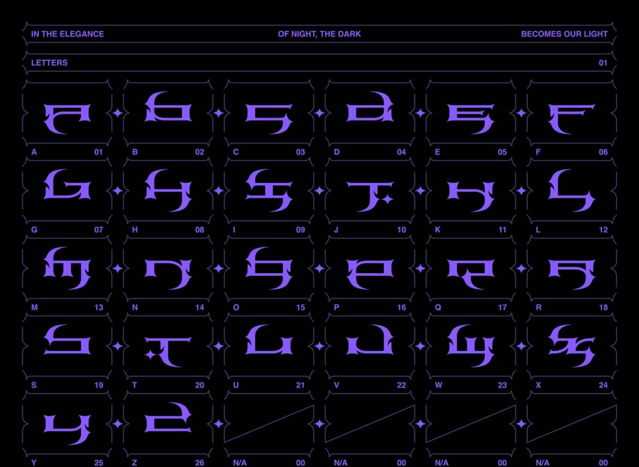 Umbra Font: Darksynth inspired Elegance for Your Designs