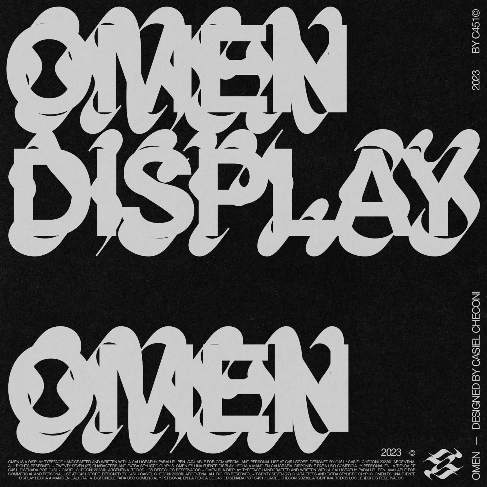Omen Display Typeface - Mystical and Captivating Font