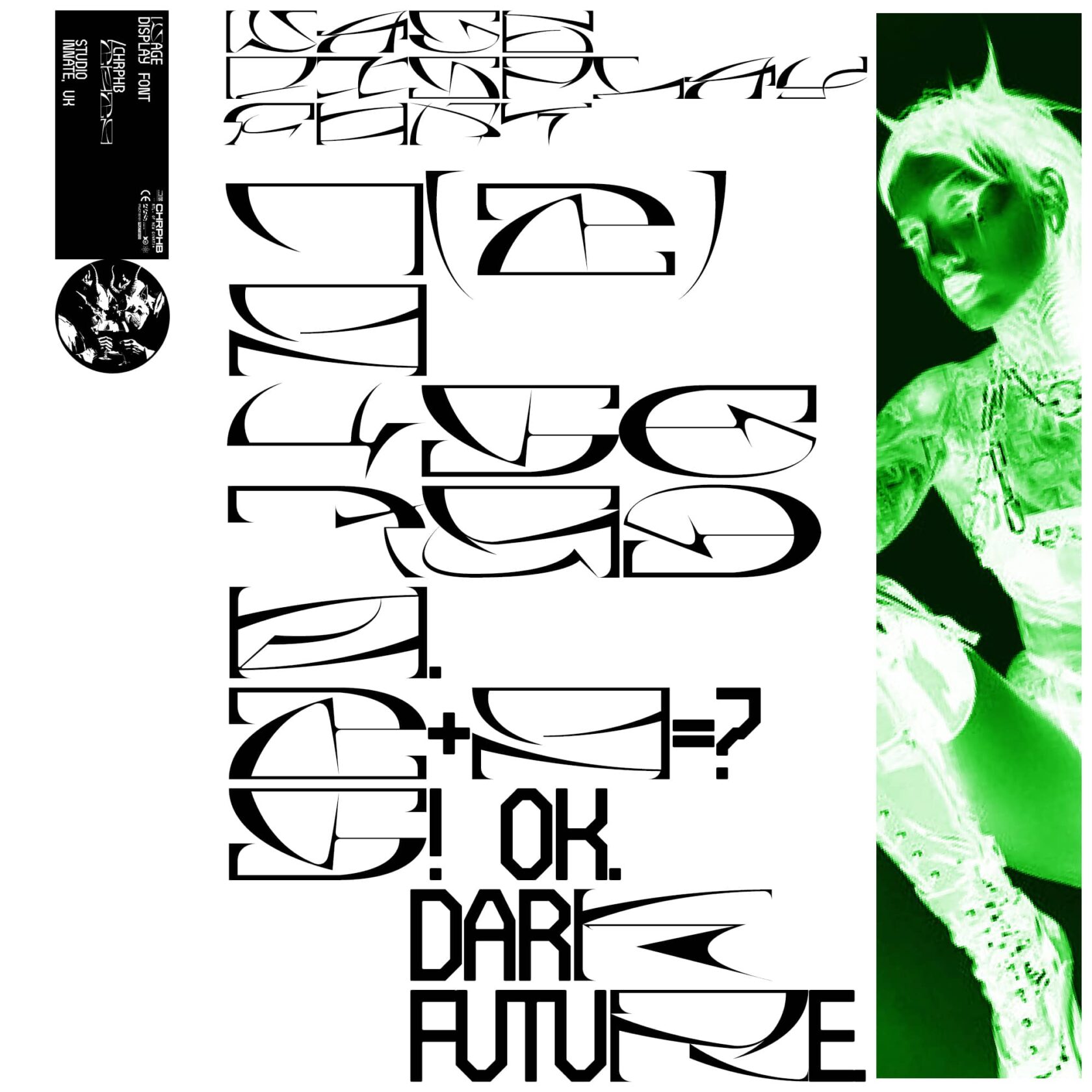 Wage Underground Font - Grunge, Techno, Modern Typography