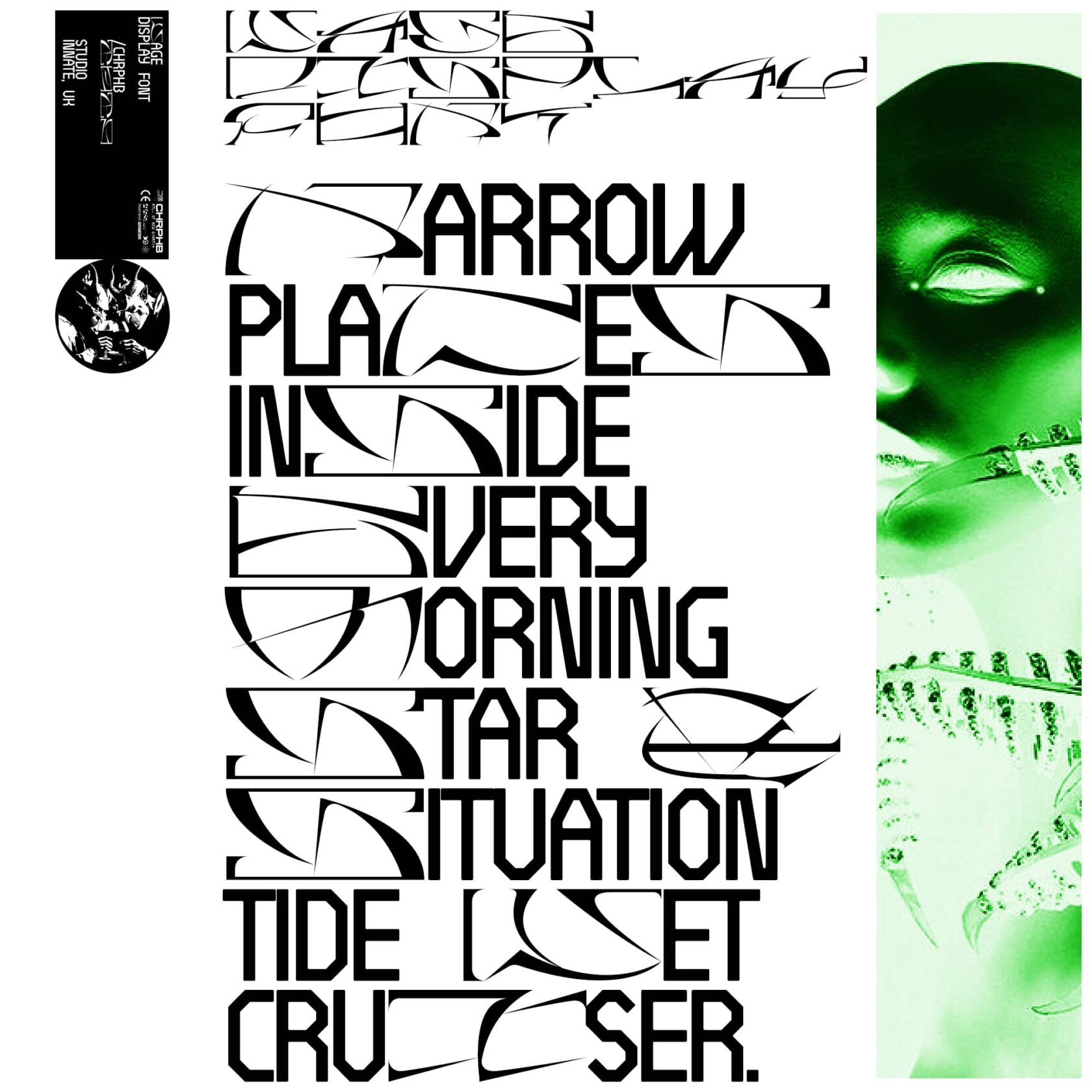 Wage Underground Font - Grunge, Techno, Modern Typography