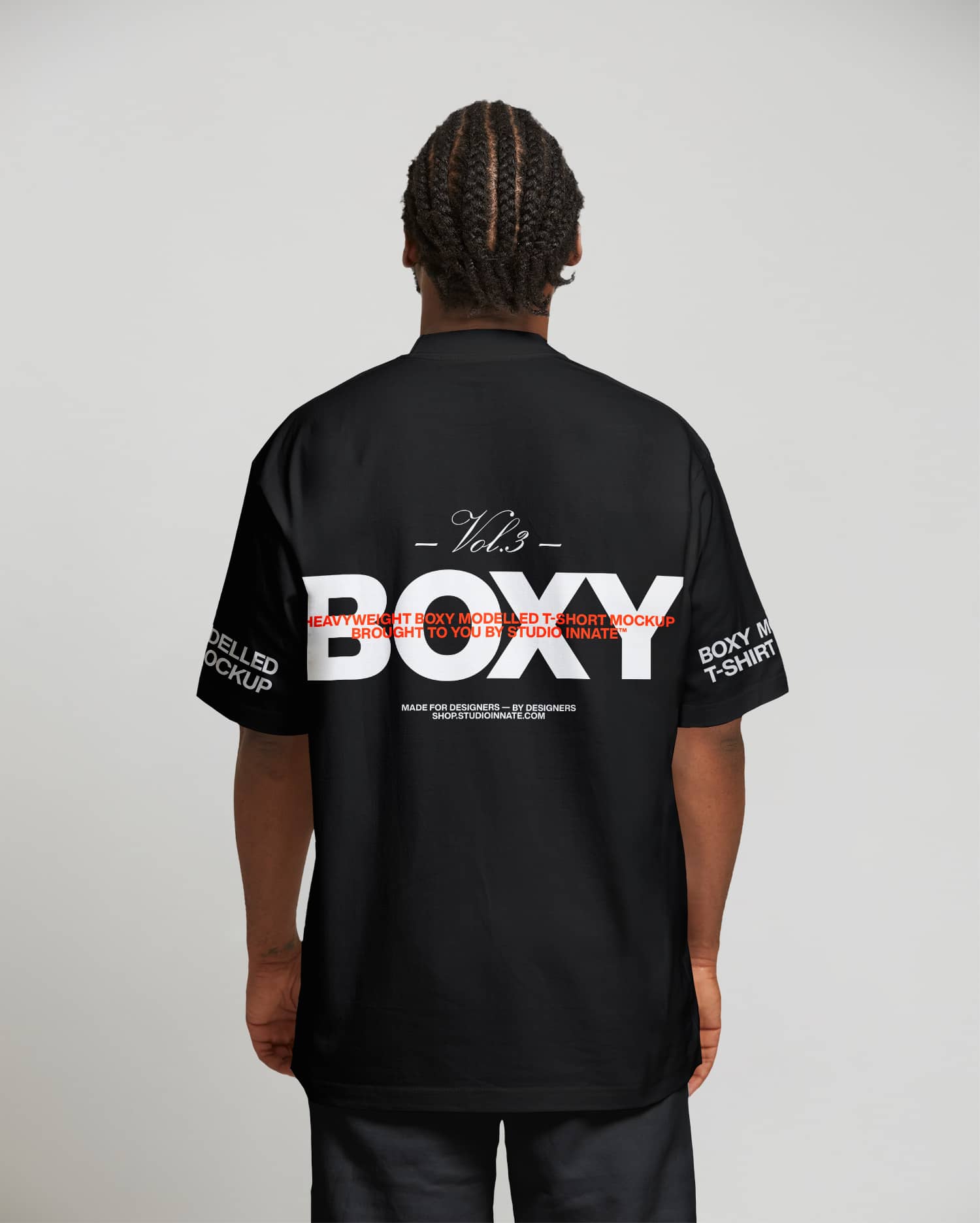 Boxy Modelled T-Shirt Mockup - Showcase Your Apparel Designs
