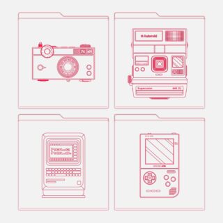 Electronic Vector Line Art - Illustrations of Electronic Devices