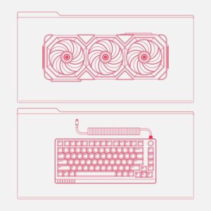 Electronic Vector Line Art - Illustrations of Electronic Devices