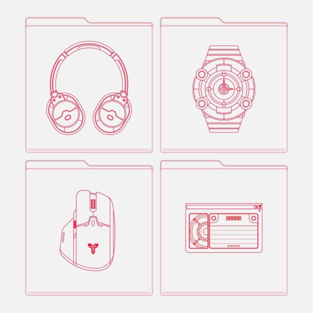 Electronic Vector Line Art - Illustrations of Electronic Devices