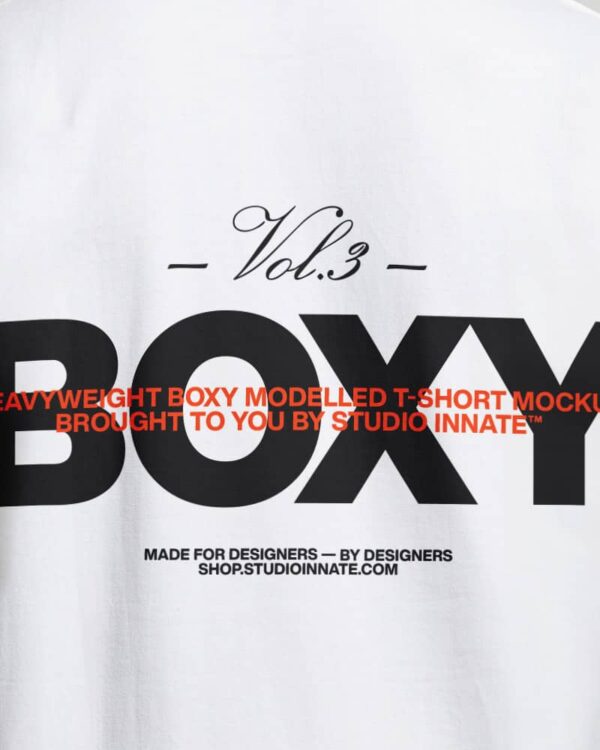 Boxy Modelled T-Shirt Mockup - Showcase Your Apparel Designs