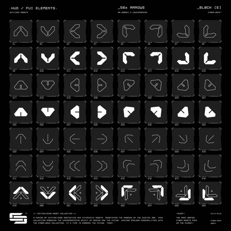 Cyberpunk (Lite) Asset Pack | Graphic Design | Studio Innate