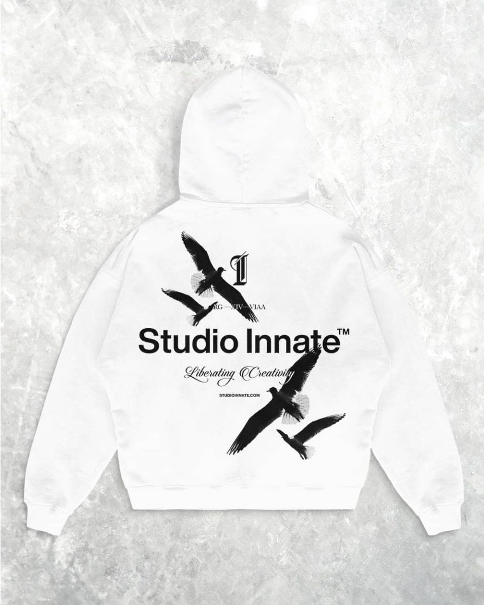 Liberation Hoodie White | Merchandise | Studio Innate | Shop