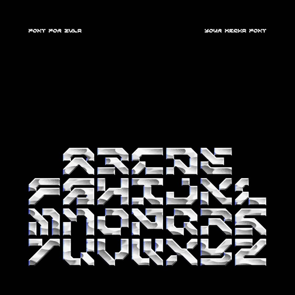YUMEXHA Typeface | Futuristic Mecha Font | Abundant Alternates