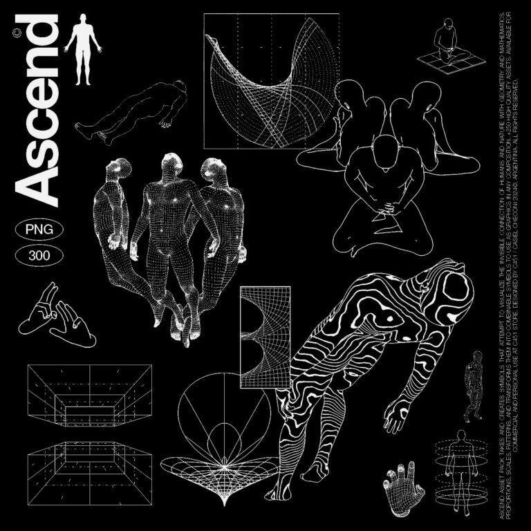 Ascend Illustration Pack | Geometric and Human Graphics Pack