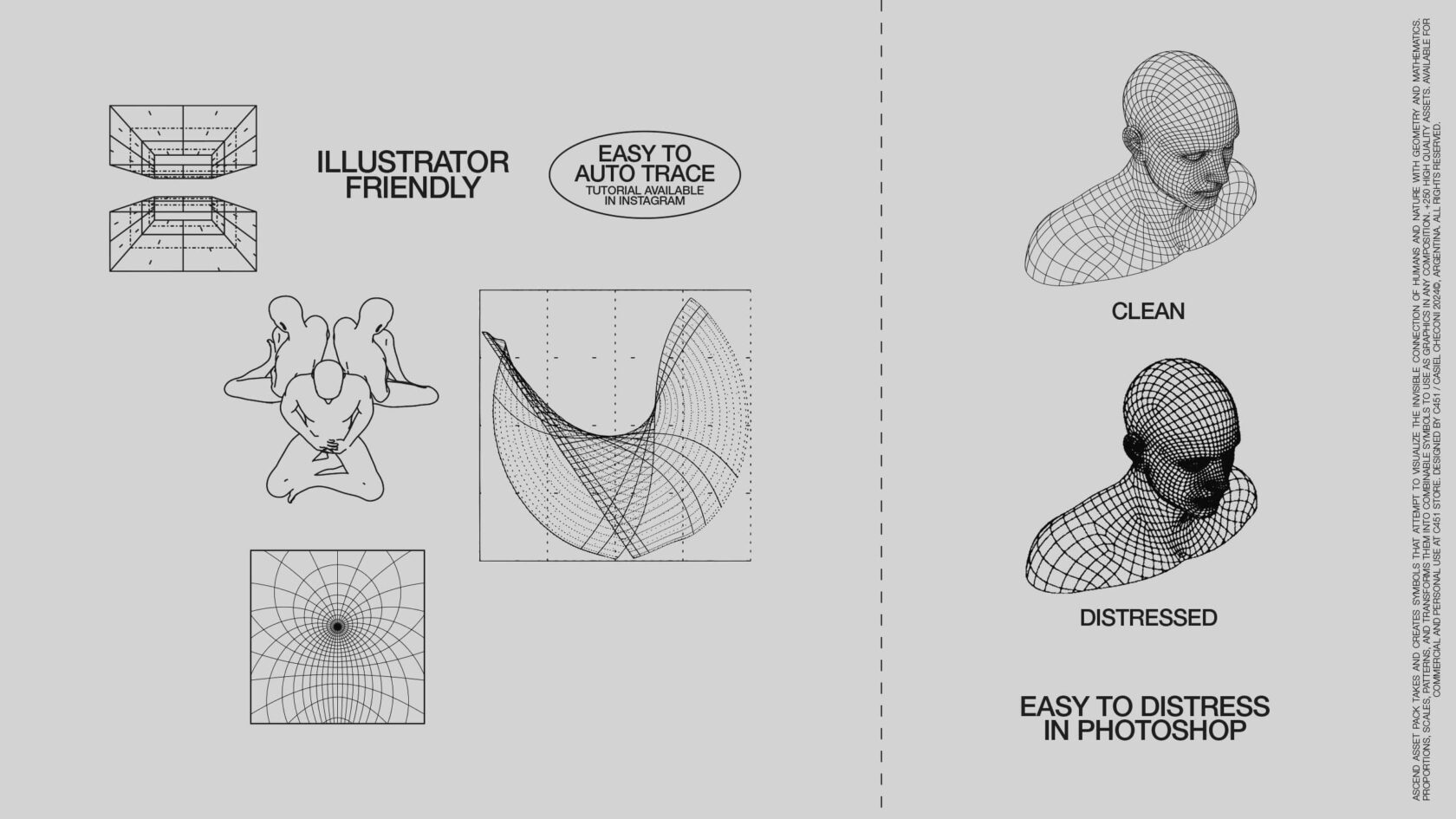 Ascend Illustration Pack | Geometric and Human Graphics Pack