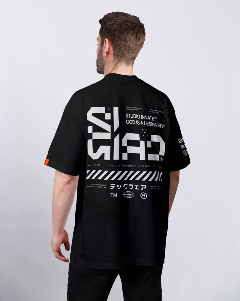 God is a designer T-Shirt collab | Black | Premium Heavyweight